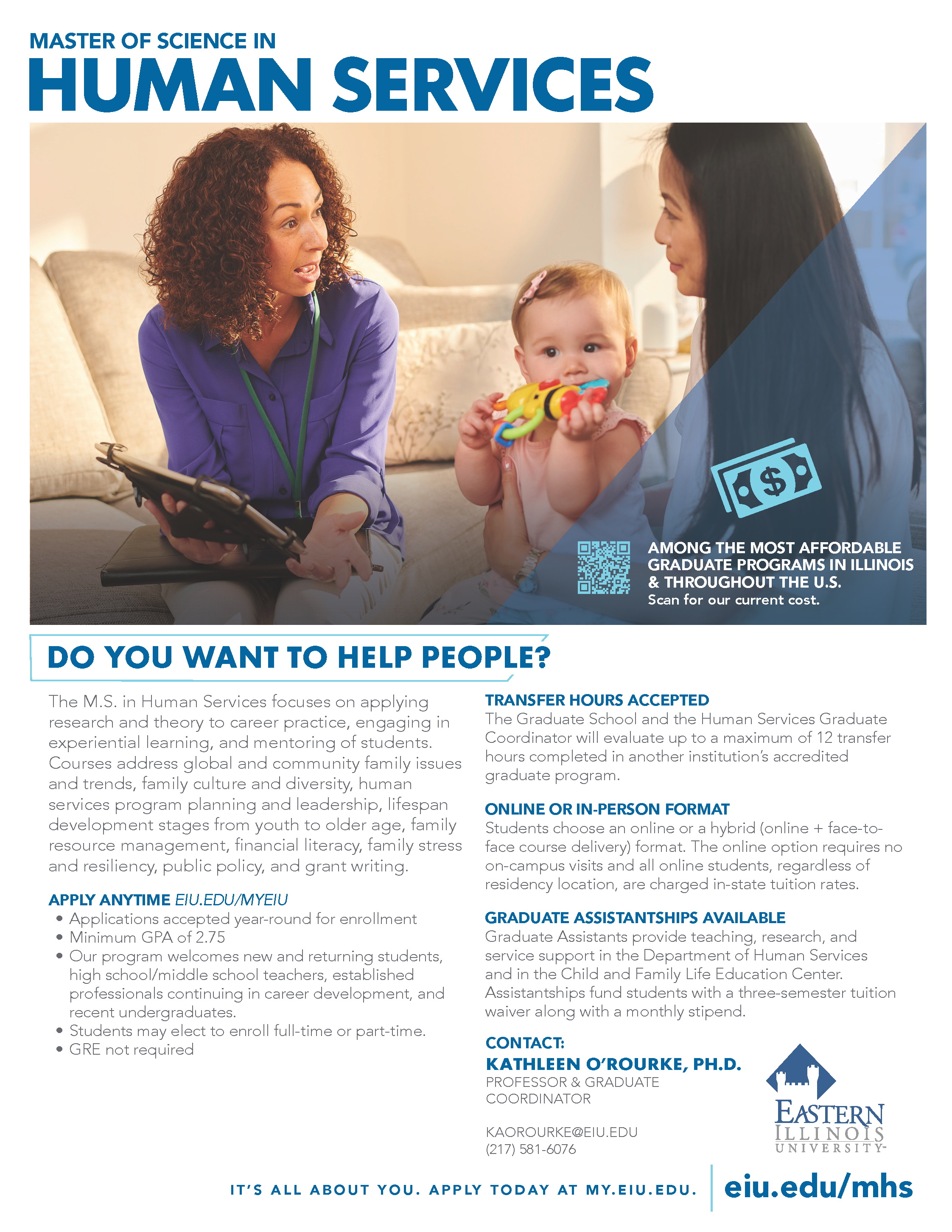 Eastern Illinois University :: Master of Sciences in Human Services - About the Program